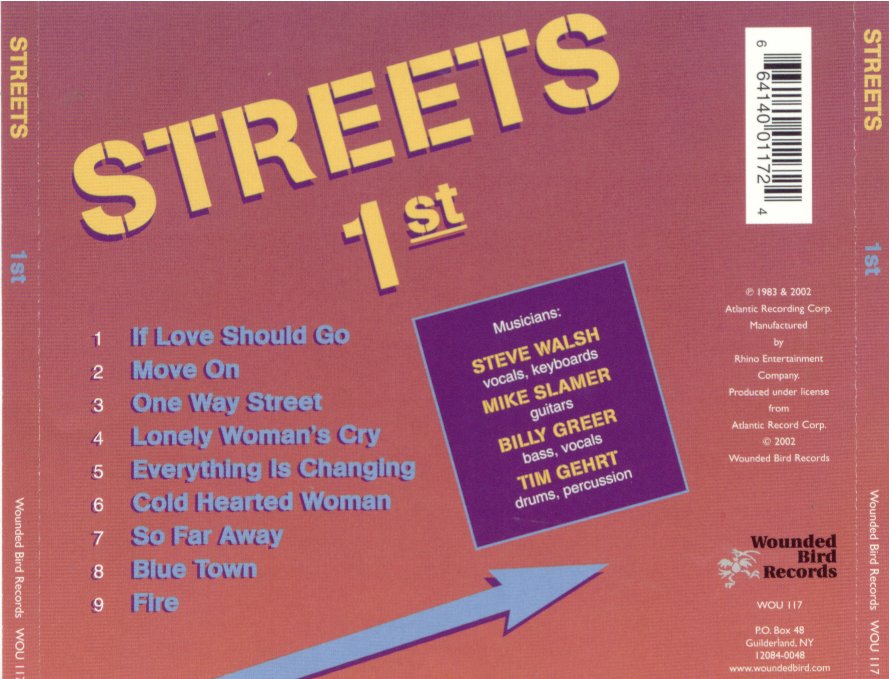 AOR Night Drive: STREETS - 1st. (1983)